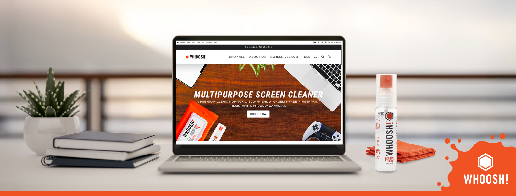 Screen Cleaner Spray | Alcohol-Free – WHOOSH Australia
